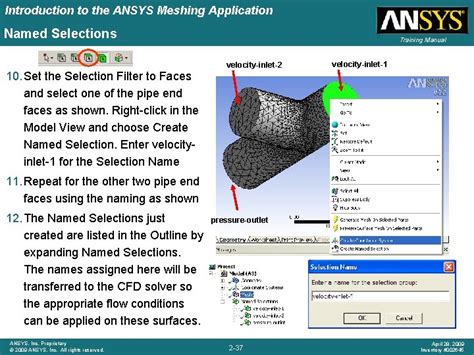 Chapter 2 Introduction To The Ansys Meshing Application