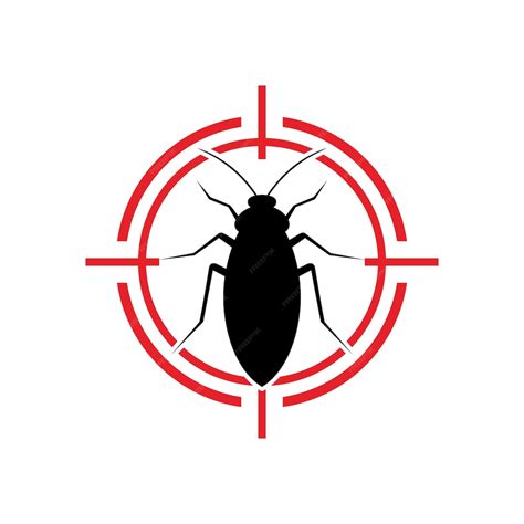 Premium Vector Vector Cockroach Target Symbol