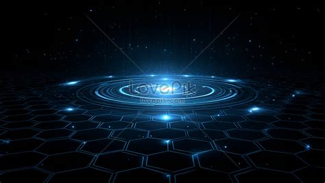 육각형 메쉬 배경