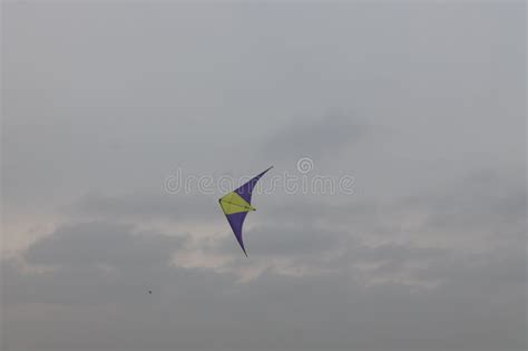 Red Kite Soaring With Wings Outstretched Against A Cloudy Sky Stock Image Image Of Bird