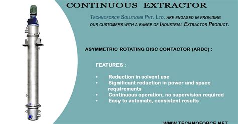 Continuous Extractor Extracting Machinery Supplier