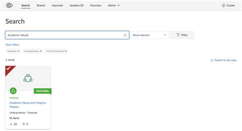How To Add A Module From Canvas Commons To Your Canvas Course Learning Technologies Resource