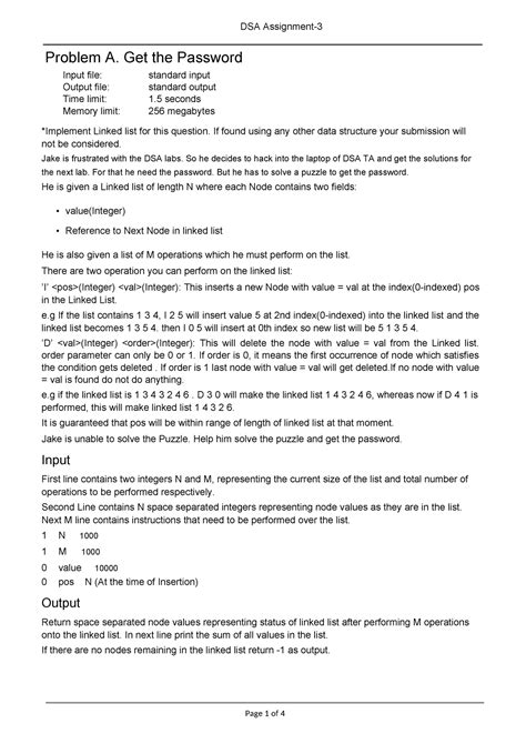 3dsa Assignment 3 Dsa Assignment 3 Dsa Assignment Problem A Get