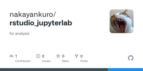 GitHub Nakayankuro Rstudio Jupyterlab For Analysis