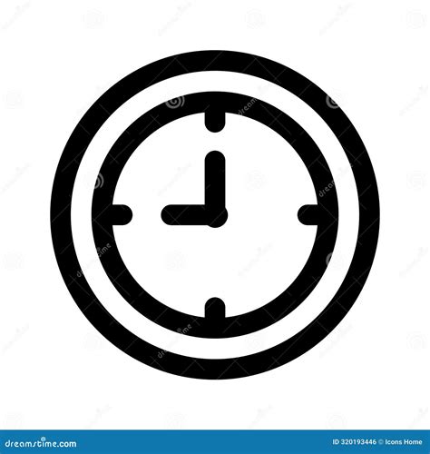 Amazing Icon Of Clock In Modern Design Style Stock Vector