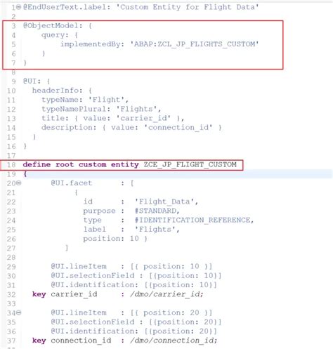 Abap Restful Application Programming Model 18 Custom Entity