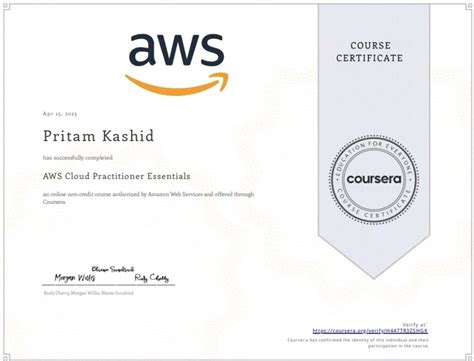 pritam kashid on linkedin awscloud coursera