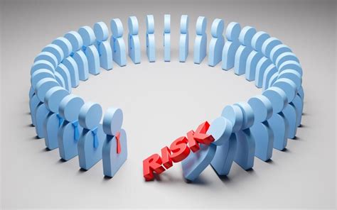 Premium Photo Domino Effect In Business The Leader Takes A Risk That