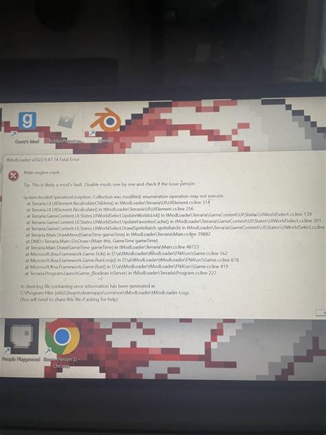 Help Me With This Please World Not Loading R Terraria