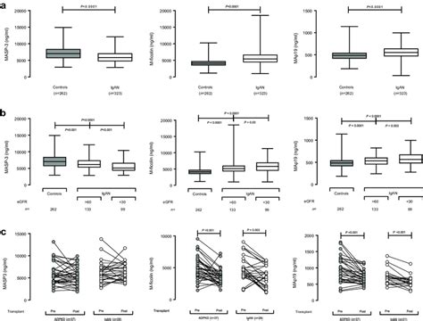 Plasma Lectin Pathway Components In Iga Nephropathy A Plasma Download Scientific Diagram