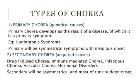Chorea And Athetosis Presentation Neuro Pptx