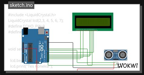 DETEKTOR BANJIR Wokwi ESP32 STM32 Arduino Simulator