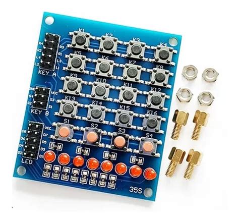 Teclado Botonera x Led Matrix Keypad Keyboard Arduino en venta en Río Cuarto Córdoba por