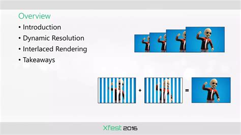 Dynamic Resolution And Interlaced Rendering Ppt