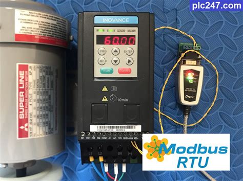 Inovance MD200 Modbus RTU Via Modbus Poll Plc247 Com