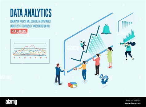 Modern 3d Isometric Design Concept Of Data Analysis With Business