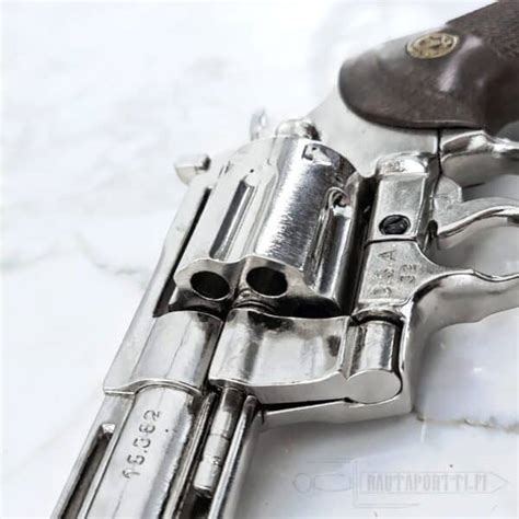 Nickel Plated Colt Python 357 Magnum Revolver With 6 Barrel Irongate Armory