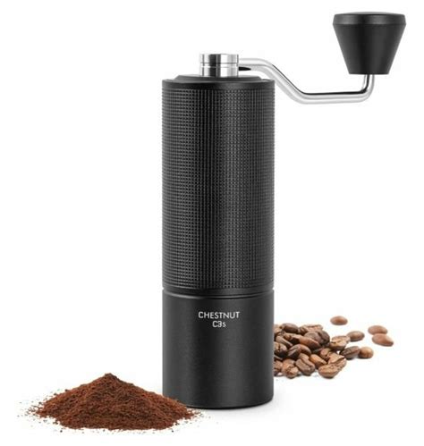 타임모어 캠핑 원두분쇄기 자동 분쇄기 커피 밀 수동 C3s 스테인리스 스틸 거칠기 조정 가능 경량 티몬