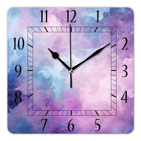 16 Inch Wall Clock Battery Operated Square Clock Decorative For Office