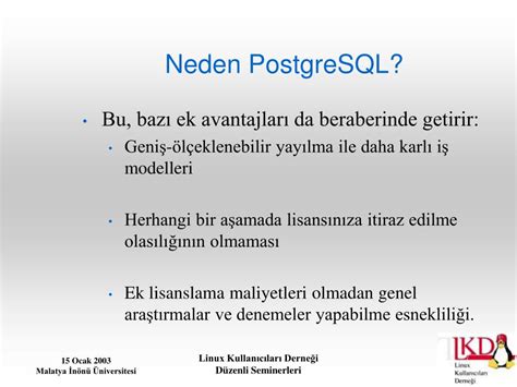 PPT POSTGRESQL Veritabanı Sunucusu PowerPoint Presentation free download ID 5884322