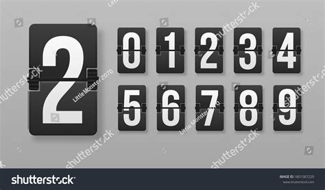Creative Vector Illustration Countdown Timer Different Stock Vector
