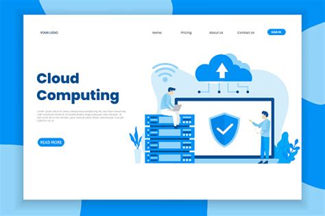 클라우드 컴퓨팅 온라인 데이터베이스 기술 랜딩 페이지 템플릿 백업에 대한 스톡 벡터 아트 및 기타 이미지 백업 클라우드