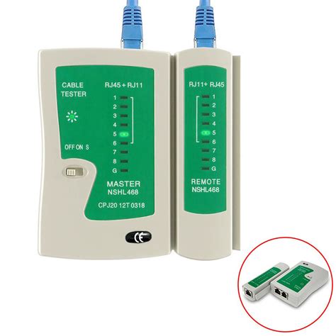 Network Cable Tester Rj45 Rj11 Rj12 Cat5 Utp Lan Cable Tester Detector