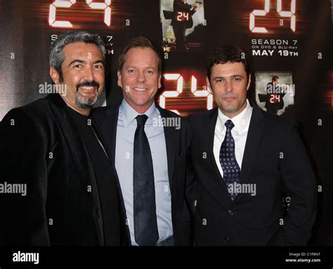 John Cassar Kiefer Sutherland And Carlos Bernard Screening Of The Season Seven Finale Of 24