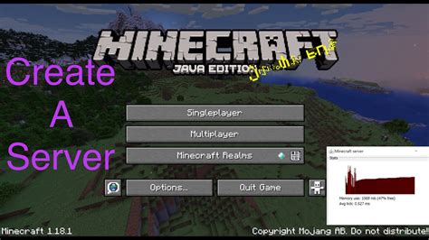 How To Create And Run A Minecraft Server On Java Edition Youtube