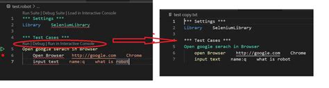 Python Is There Any Setting In Vs Code To Use Txt File As Robot
