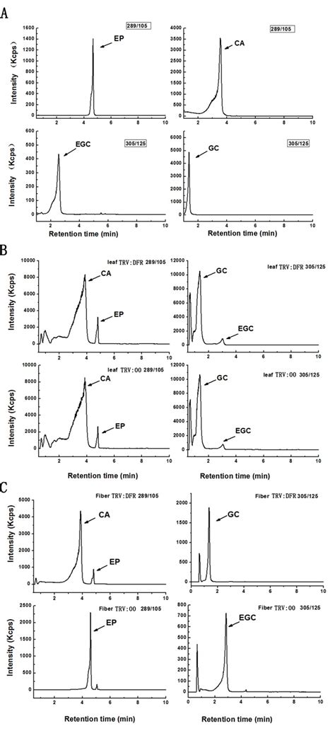 Lc Ms Based Profiling Determines The Flavan 3 Ols From Leaves And