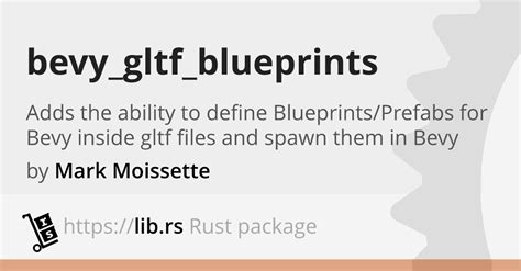 bevy_gltf_blueprints — Rust game dev // Lib.rs