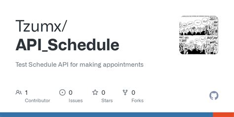 Github Tzumxapischedule Schedule Api For Making Appointments