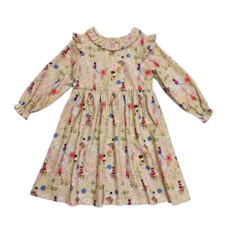 ⭐️ خرید اینترنتی پیراهن دخترانه مدل کبریتی طرح دار 1403 فروشگاه