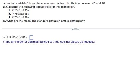 solved a random variable follows the continuous uniform