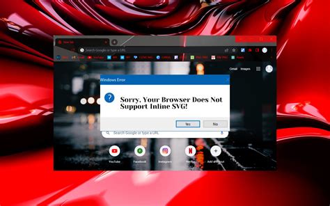 Fix Sorry Your Browser Does Not Support Inline SVG Error