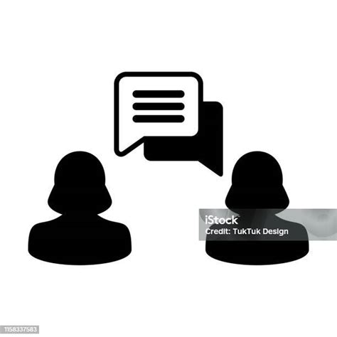 포럼 아이콘 벡터 여성 프로필 아바타 와 연설 거품 기호 토론 및 플랫 컬러 문말 Pictogram에서 정보 Brand Name Online Messaging