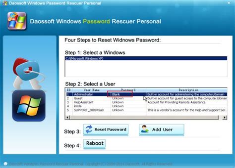 Two Simple Methods To Bypass Windows Xp Login Password Daossoft