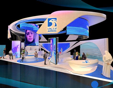 Adnoc Stand Design Concept Behance