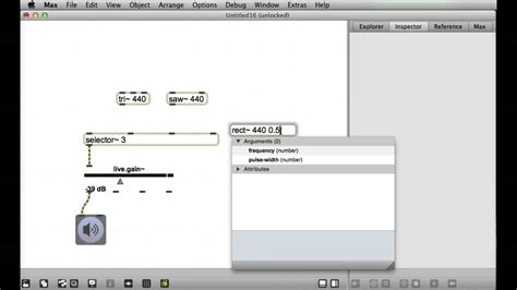 max msp v6 tutorial 21 the selector youtube