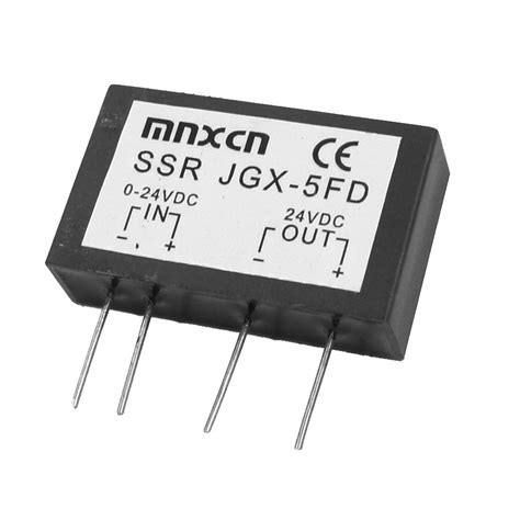 Uxcell Solid State Relay JGX FD Input DC V Output DC V SSR PCB Black Amazon Com