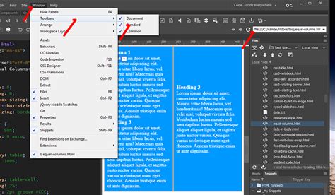 Solved Full Path Of Open File Dreamweaver Cc 2018 Window Adobe