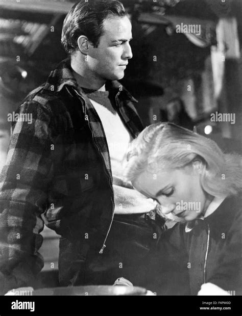 Marlon Brando And Eva Marie Saint On The Waterfront 1954 Directed