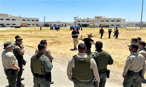 Csp Corcoran Hosts Alarm Response Training