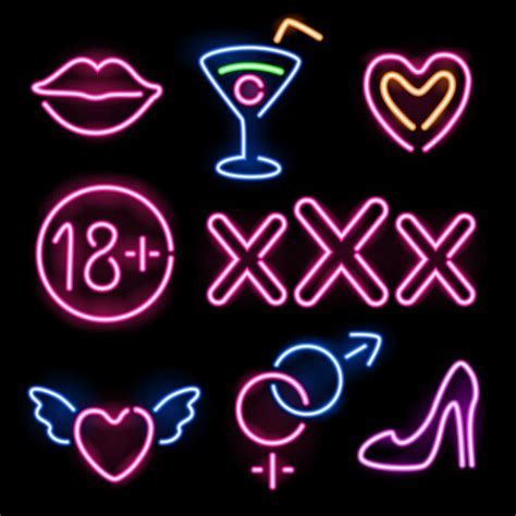 Neon Vector Images Over