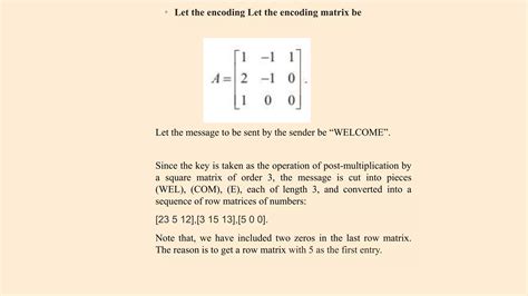 Matrix Cryptography 1 Pptx