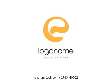 Initial Letter E Playful Logo Design Stock Vector Royalty Free Shutterstock