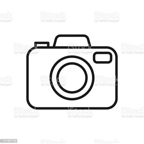 Editable Icon Of Camera Vector Illustration Isolated On White Background Using For Presentation