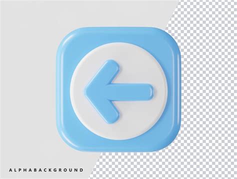 Premium Psd Arrow Icon 3d Rendering Vector Illustration