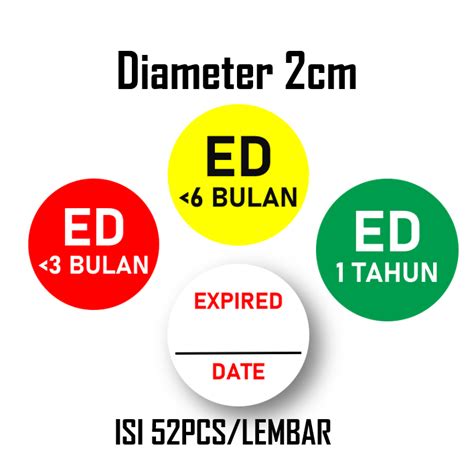 Adesivo De Data De Expiração Autocolante Expirado Diâmetro Do Em